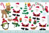 Christmas svg files SVG DXF PNG JPEG EPS Santa cutting files (153022 ...
