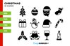 Christmas Glyph Icons