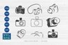 Camera SVG cut files Mirrorless DSLR handdrawn camera (282813) | SVGs ...