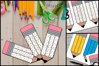 Pudgy Pencils Printable Bookmark Set (301197) | Printables | Design Bundles