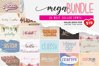 Mega Bundle - 25 Best Seller Fonts (677823) | Display | Font Bundles