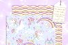 RAINBOW UNICORN digital paper pack (83677) | Patterns | Design Bundles