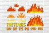 Fire Flames Svg Cut Files Bundle (733580) | Cut Files | Design Bundles
