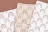 Boho Rainbow Digital Paper Background, Blush Pink Rose Gold (921032 ...