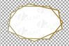 Glitter golden elegant wedding geometric frames png (209981 ...