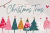 Modern Christmas Trees - Clip Art Collection / Brights (952513 ...