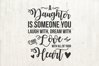 Daughter SVG, daughter quote SVG, daughter saying svg gift (409253 ...
