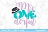 Mr One Derful SVG File