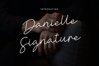 Danielle Signature - Handwritten Font (619127) | Handwritten | Font Bundles