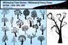 whimsical tree SVG / whimsical tree silhouettes svg bundle (145733 ...