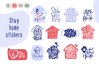 Stay Home Stickers. Quarantine Concepts SVG (542232) | Objects | Design ...