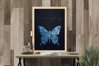 30 Royal Blue Foil and Glitter Butterfly Digital Images (238914 ...