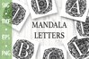 Mandala letters - SVG CUT FILES (432319) | Hand Lettered | Design Bundles
