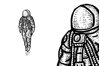 Astronaut awesome design (280831) | Illustrations | Design Bundles