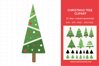Christmas tree digital clipart, svg, eps, jpg, png files (384104 ...