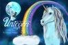 Unicorn clipart, fairy clipart, magic unicorn PNG PDF (486014 ...