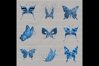 30 Royal Blue Foil and Glitter Butterfly Digital Images (238914 ...