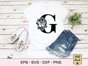 Floral letter G svg, Flower G monogram font initial SVG (549567) | Cut ...