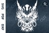SVG / PDF / DXF DRAGON HEAD, Cutting Files (1239309) | Paper Cutting ...