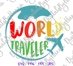 World Traveler Sign Print & Cut PNG SVG DXF PDF JPG Files (412015 ...