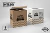 Paper Box Tuck & Tongue Lock Packaging Mockup (352209) | Branding ...