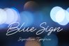 BlueSign Typeface (180087) | Script | Font Bundles
