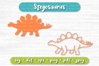 Dinosaur svg, Stegosaurus svg, Dinosaur silhouette (277300) | SVGs ...