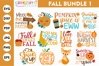 Fall SVG Bundle 1, autumn cut files (305849) | Cut Files | Design Bundles