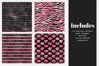 Pink & Black Digital Paper Pack