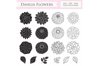 Dahlia Flowers SVG Files - Peony Flowers Outline, Floral svg cutting ...