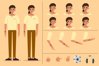 Cartoon Man Template