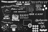 Chalk Birthday Mega Bundle Clip Art (244368) | Illustrations | Design ...