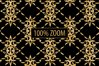 Black and Gold Seamless Papers - Damask & Geometric Patterns (228877 ...