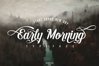 Early Morning Typeface (10538) | Handwritten | Font Bundles