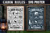 Cabin rules SVG (1195721) | Cut Files | Design Bundles
