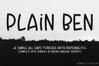 Plain Ben A Simple All Caps Typeface With Personality (291607) | Sans ...