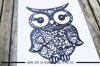 Owl Paper Cut SVG / DXF / EPS File (26456) | SVGs | Design Bundles