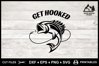 Fishing Get Hooked Fish DXF EPS PNG SVG (648373) | Cut Files | Design ...