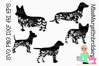 Floral Dogs SVG | Flower Dogs SVG | Dog Silhouettes SVG | (387396 ...