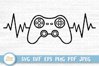 Game controller svg, Gamer svg, Heartbeat svg file, (824639) | Cut ...