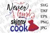 Skinny Cook Svg (48936) | Illustrations | Design Bundles