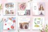 Instagram Watercolor Posts Pack (99846) | Websites | Design Bundles
