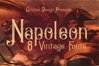 Napoleon Vintage Typeface (38595) | Display | Font Bundles