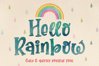 Hello Rainbow (561759) | Display | Font Bundles