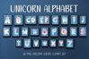 Unicorn Alphabet Set