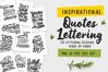 Inspirational Quotes Lettering (141267) | Hand Lettered | Design Bundles
