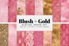Blush & Gold Digital Paper Pack