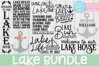 Lake SVG DXF EPS PNG Cut File Bundle (265247) | Cut Files | Design Bundles