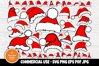 Santa Hat SVG Bundle, Funny Christmas Svg Cut Files, Clipart (994851 ...
