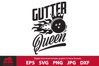 Gutter Queen - Funny / Sarcastic Bowling SVG for Her (1130446) | Cut ...
